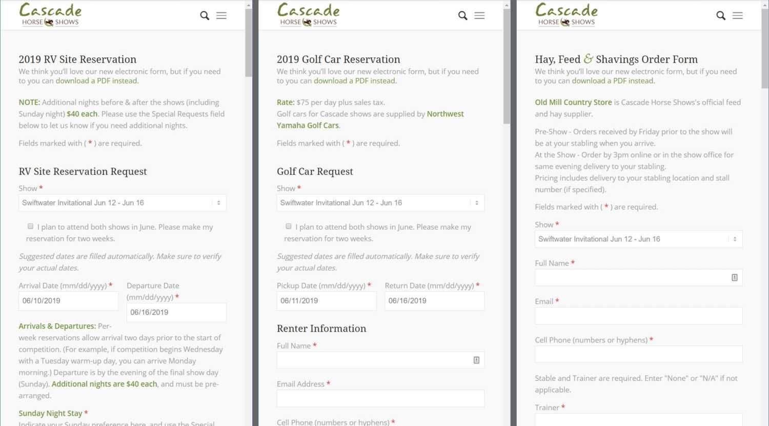Add Cascade Horse Shows To Your Home Screen [Updated] - Cascade Horse Shows